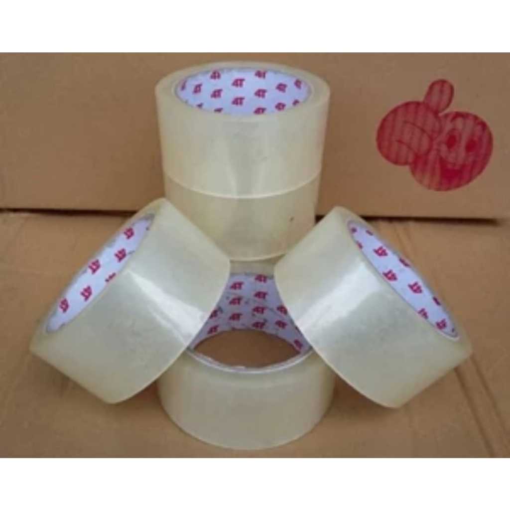 Jual 1 Rol Lakban Bening / Coklat DUS 72 Yard 2 inch / Tape Isolasi Bening 2 inch | Shopee Indonesia