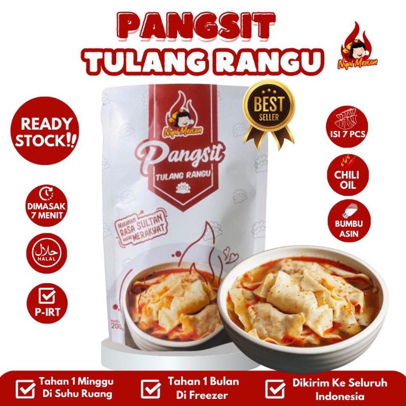 Jual Pangsit Nyai Mercon All Varian Original - Ayam - Tulang Rangu 200g ...