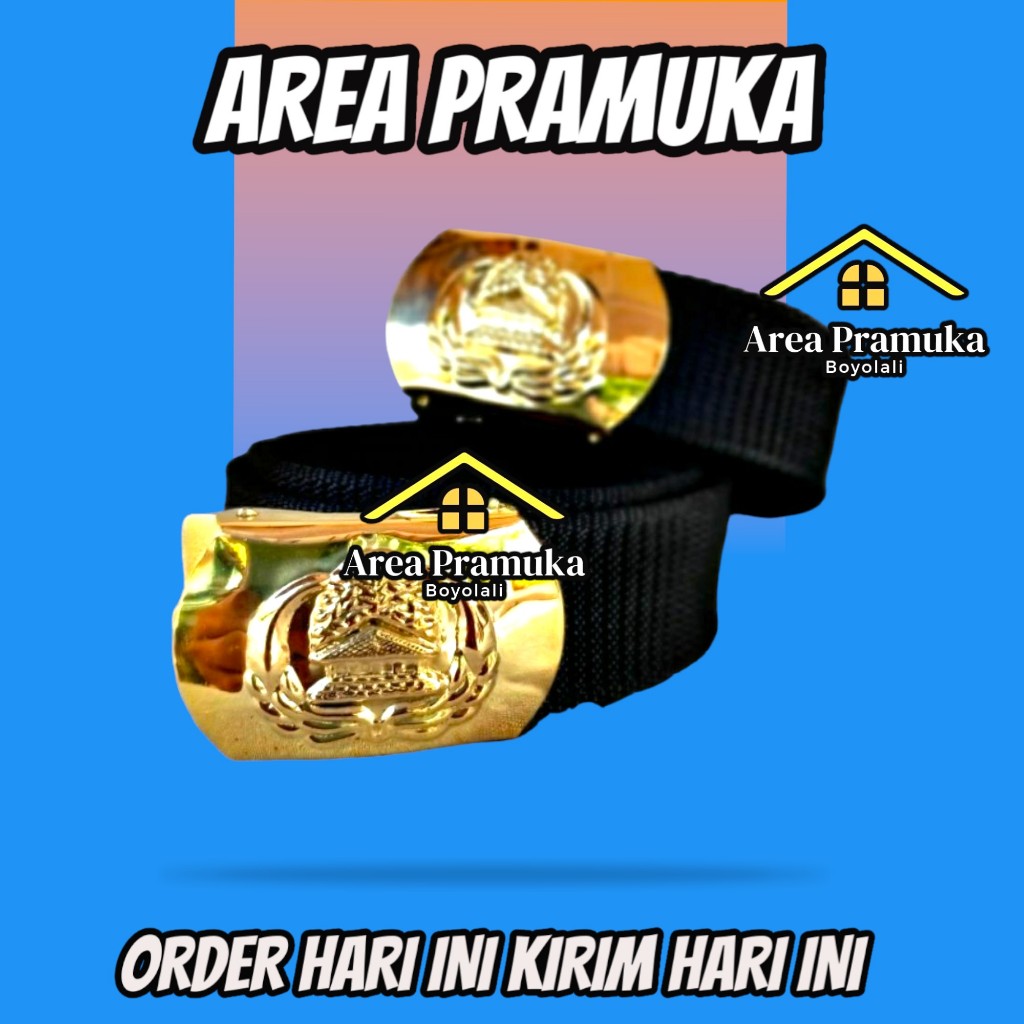Jual ikat pinggang korpri / sabuk korpri kuningan ( bijian ) | Shopee ...