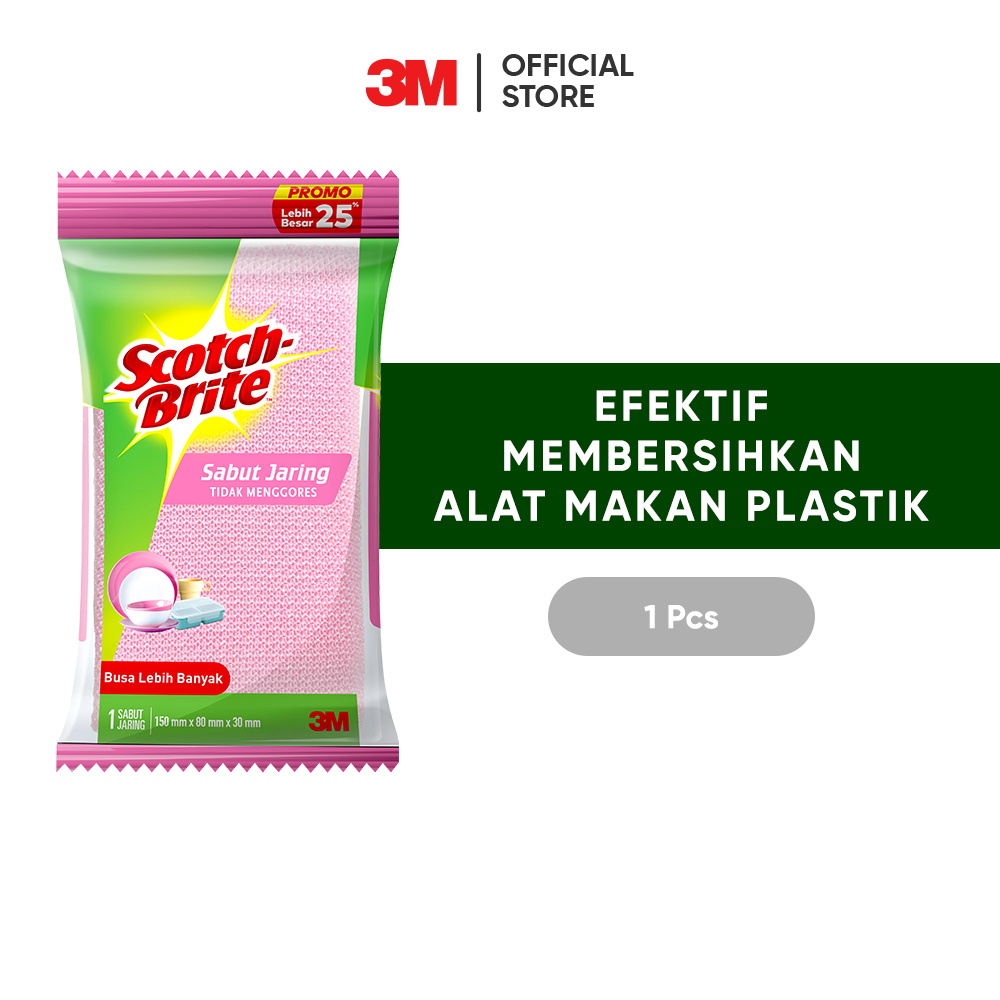 Jual 3M™ Scotch-Brite® Sabut Jaring Anti Gores, Busa lebih banyak ...