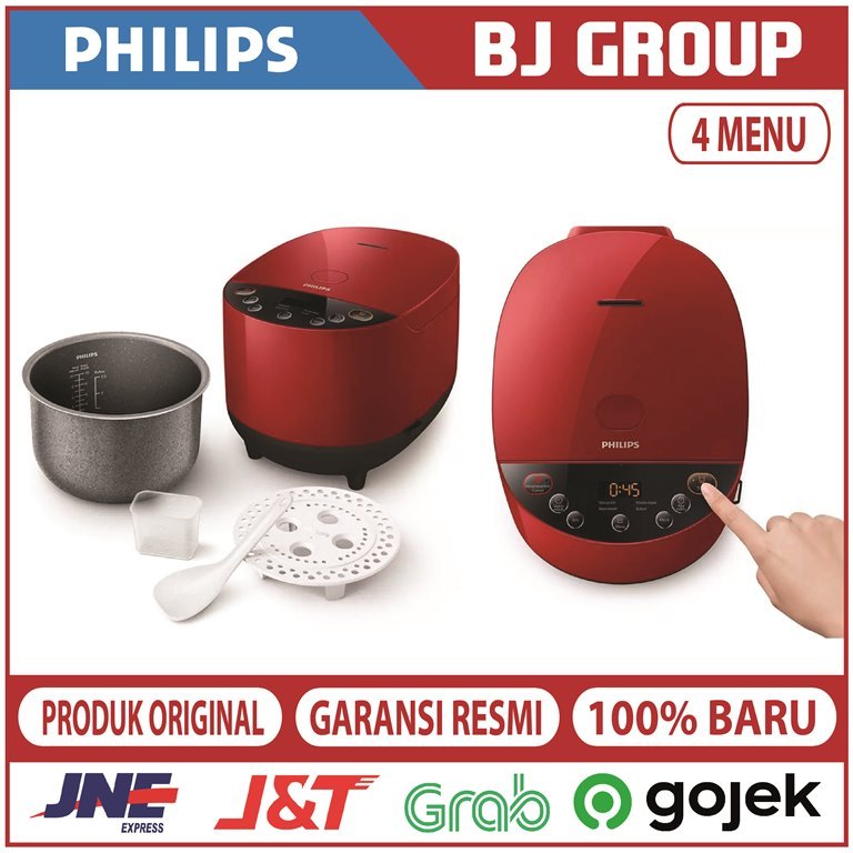 Jual PHILIPS HD4515 Fuzzy Logic Rice Cooker 1.8 L Digital HD 4515/29 ...
