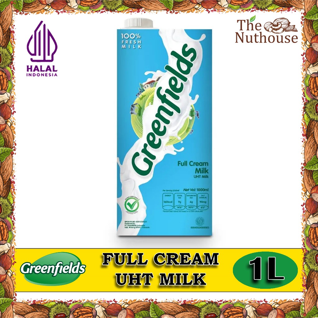 Jual Greenfields Susu UHT 1L / 1000mL Full Cream | Shopee Indonesia