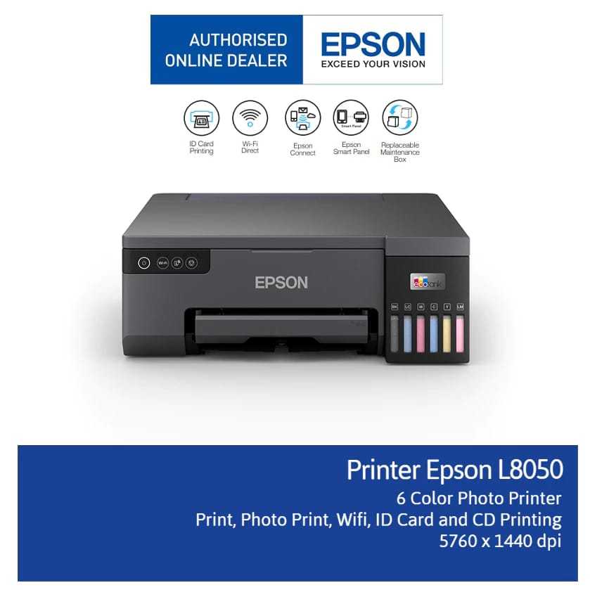Jual Printer Epson L8050 Print Photo Wifi | Shopee Indonesia
