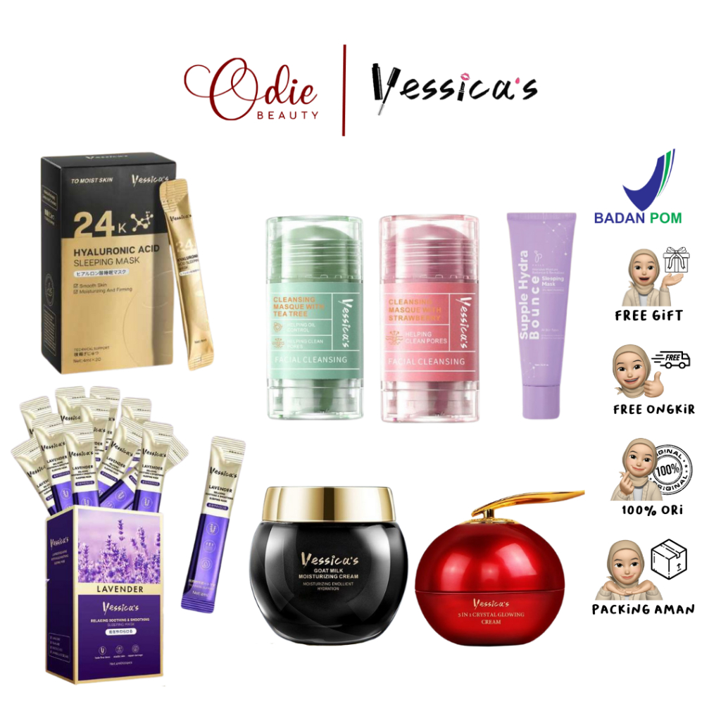 Jual YESSICA Stick Mask Tea Tree Stick Mask Strawberry 24K Sleeping ...