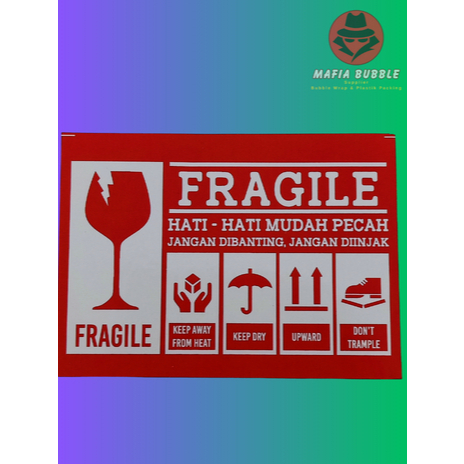 Jual Stiker Fragile Tulisan Jangan Dibanting Mudah Pecah | Shopee Indonesia