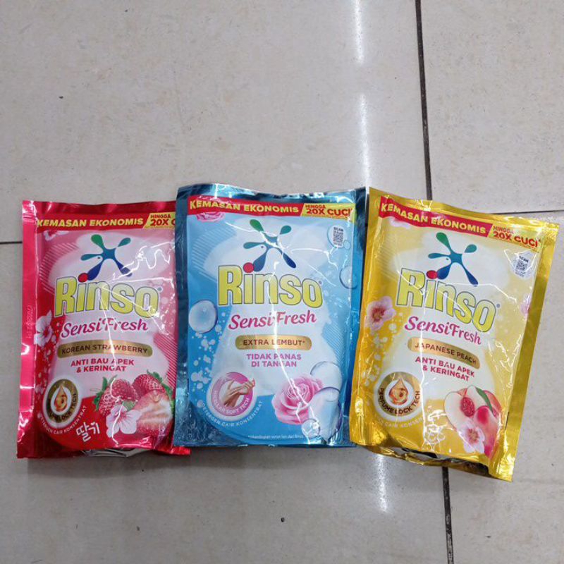 Jual New Product!! Rinso Sensi Fresh reffil 360ml all variant | Shopee ...