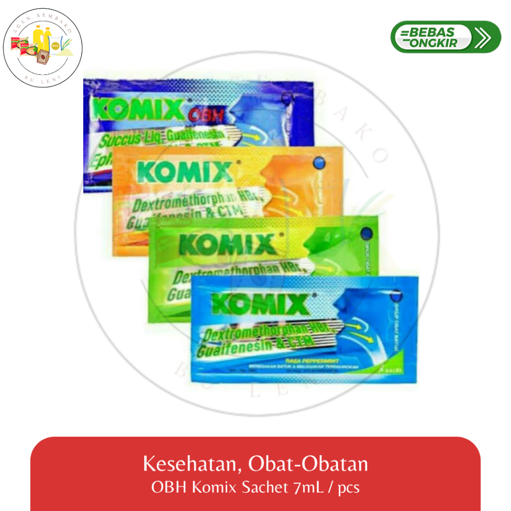 Jual OBH Komix Sachet 7mL | Shopee Indonesia