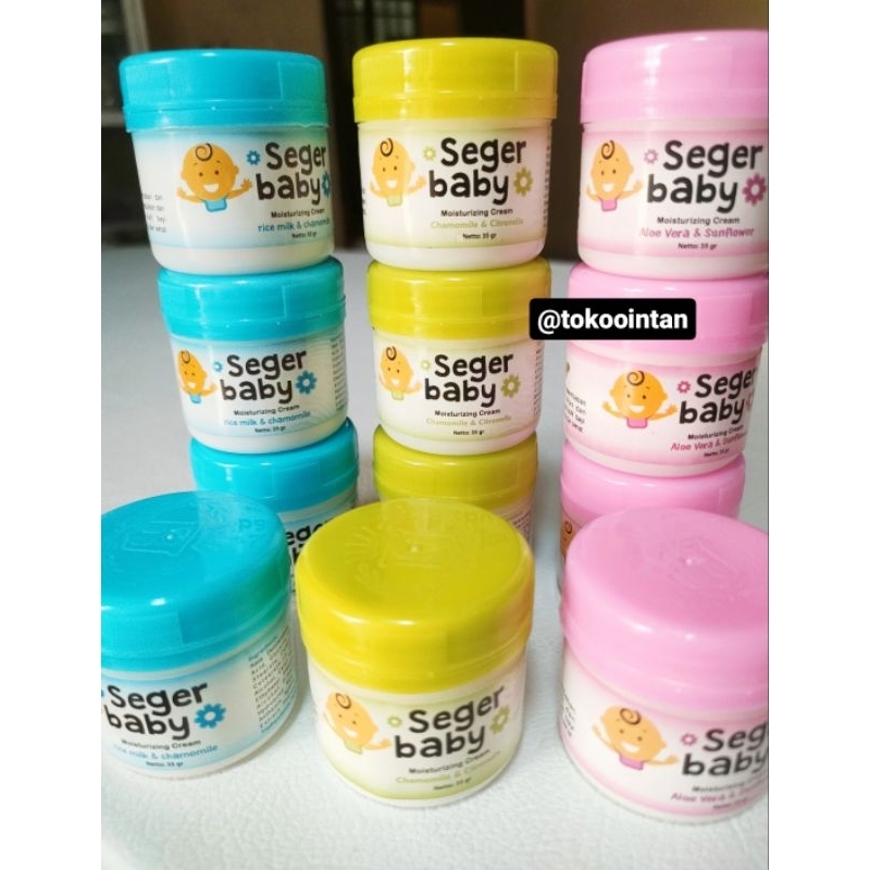 Jual BPOM!!! Seger Baby Moisturizing Cream 35gr- ORIGINAL BIRU ...