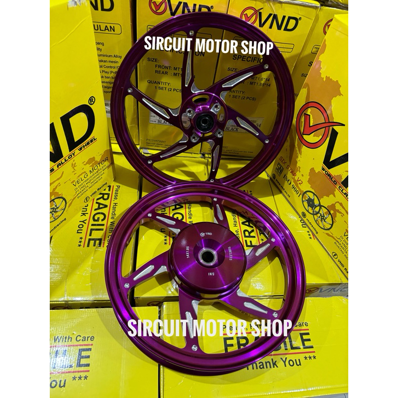 Jual VELG RACING VND SIX STAR NEW GEN 2 V2 VARIO 125 VARIO 150 | Shopee Indonesia