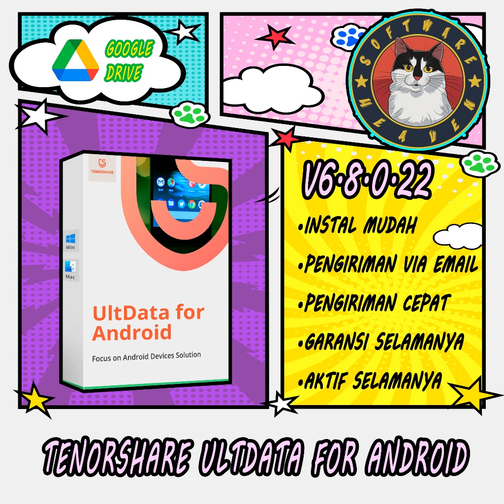 Jual Tenorshare UltData for Android 6.8.0.22 Full Version | Shopee ...