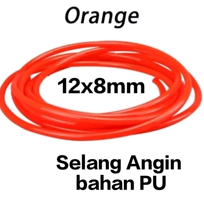 Jual Selang angin 12mm x 8mm Slang Kompresor bahan PU | Shopee Indonesia