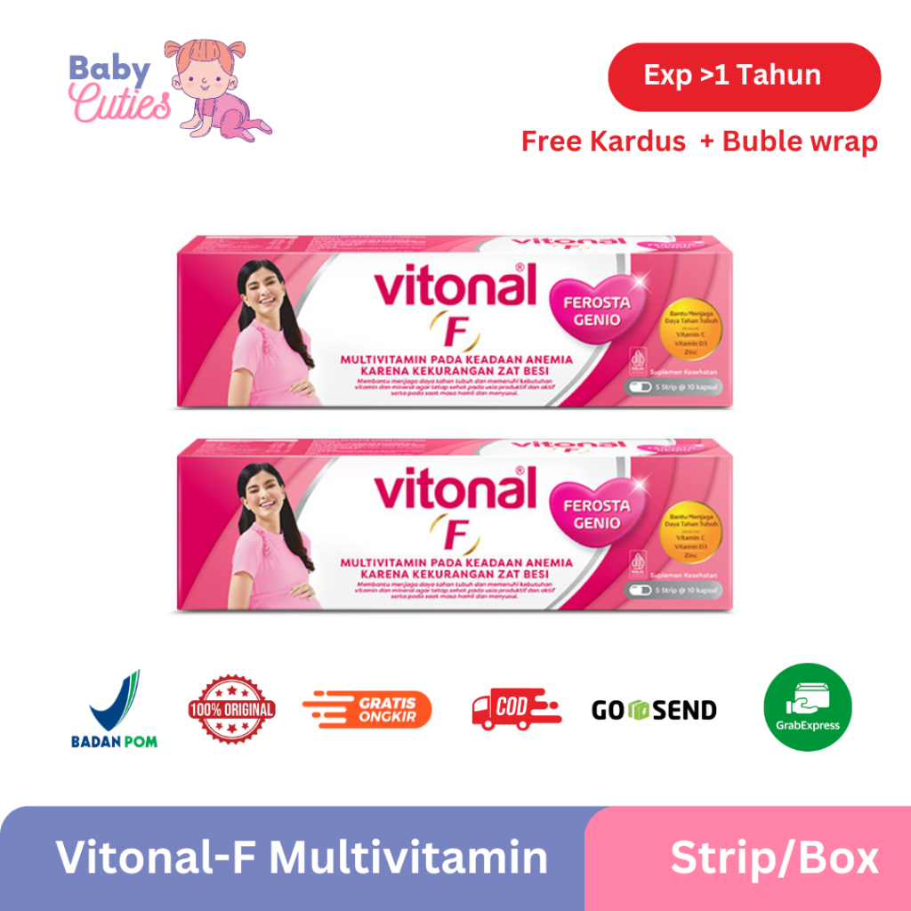 Jual VITONAL - F/BOK Multivitamin dan Mineral Penambah Darah - Kemasan ...