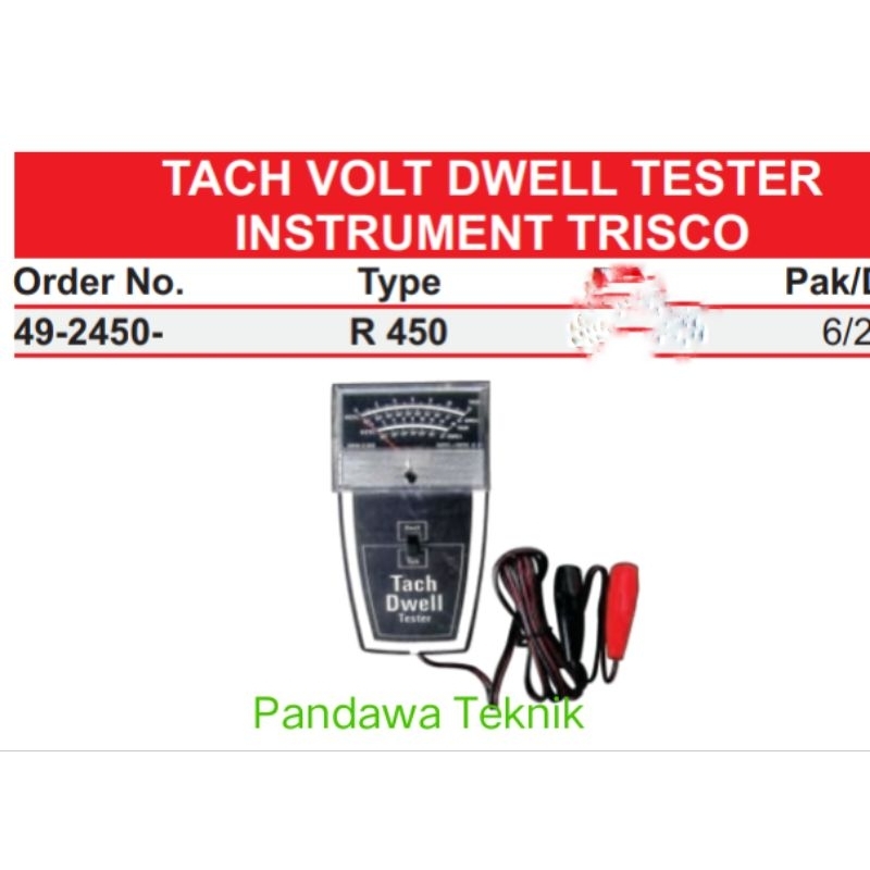 Jual Tach volt dwell tester instrument/analog tachometer instrument ...