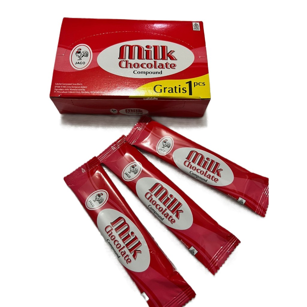 Jual Jago Milk Chocolate 12+1 pcs (8g) | Shopee Indonesia