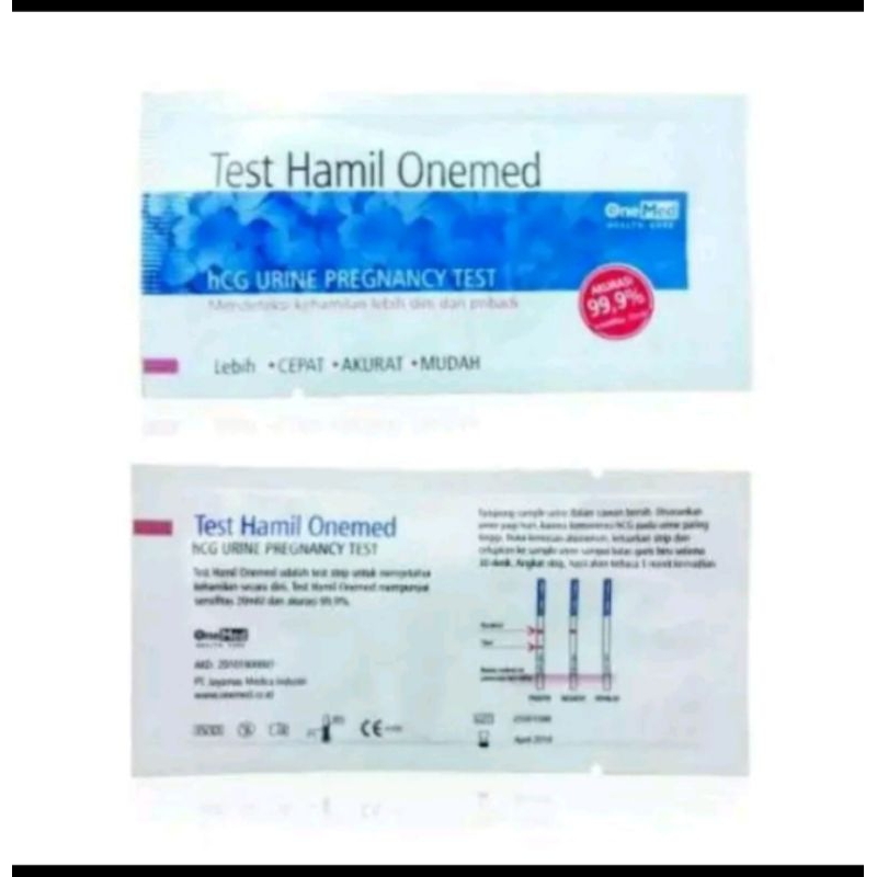 Jual ♥️Tri♥️ Tespek Test Pack Testpack Strip Alat Tes Kehamilan One Med ...