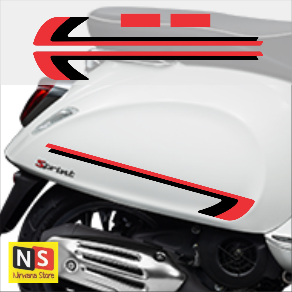 Jual Sticker Vespa Matic Stiker Decal List Strip Vespa Sprint LX ...