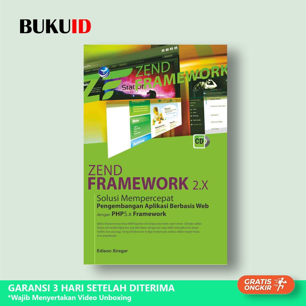 Jual Buku Zend Framework 2.X : Solusi Mempercepat Pengembangan Aplikasi Berbasis Web Dengan PHP ...