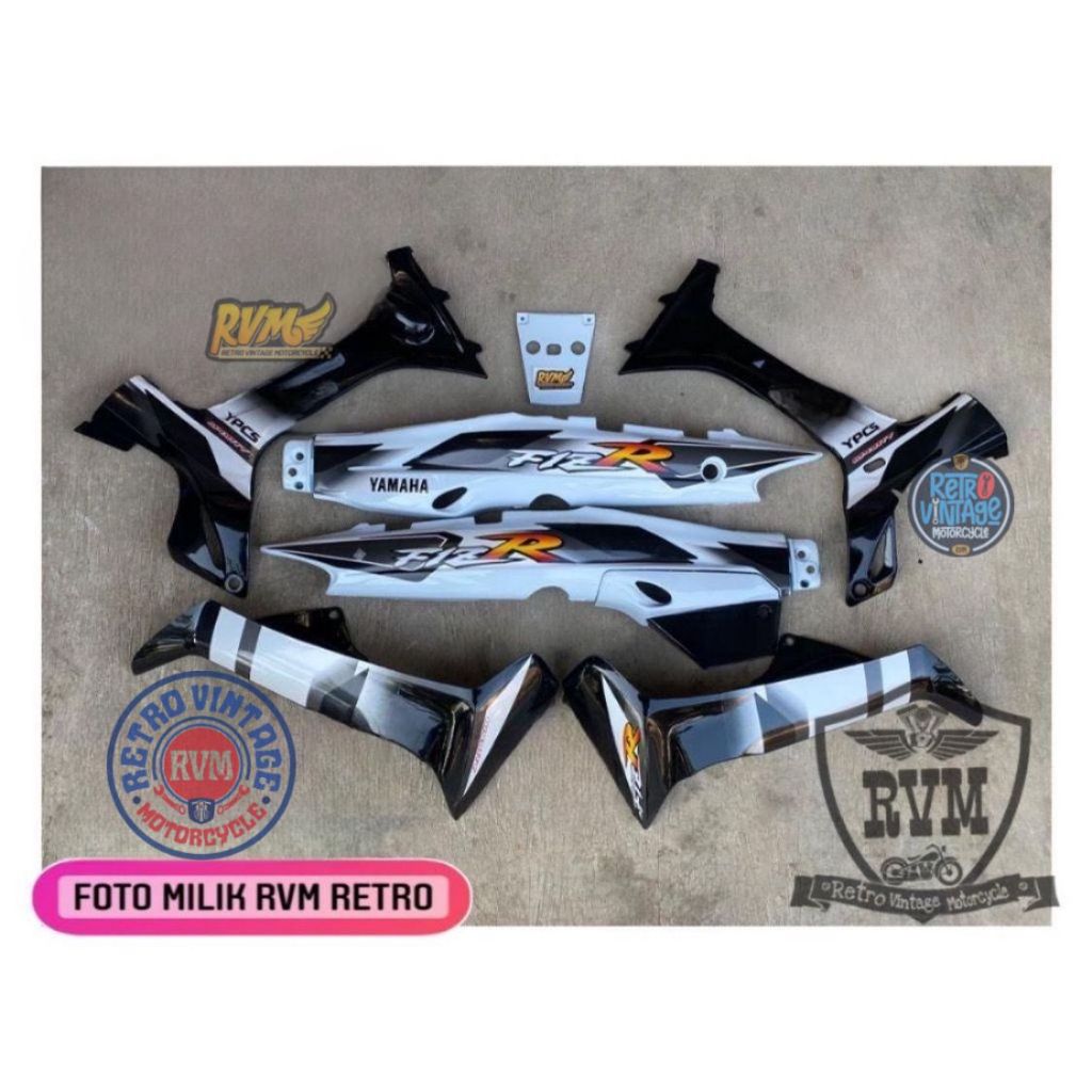 Jual TERMURAH!!! Cover Body FullSet Halus Fiz R FizR putih hitam set ...
