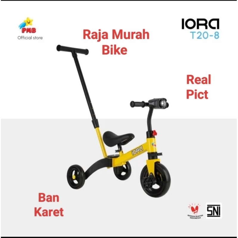 Jual Sepeda Balance Bike PMB Iora T20-8 Sepeda Anak Balance Bike Iora Musik Lampu | Shopee Indonesia