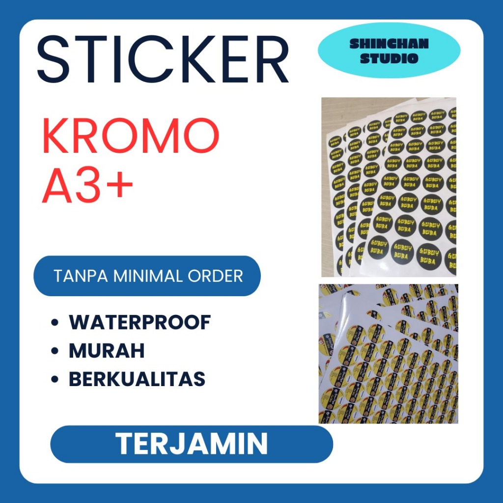 Jual Sticker Kromo A3+ | Shopee Indonesia