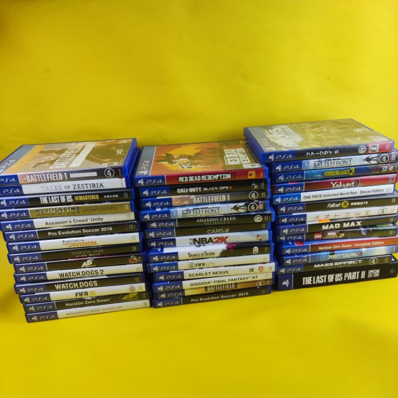 BD KASET GAME PS4 ORIGINAL SECOND MURAH GAMES PS 4 PLAYSTATION 4 PS5 PS 5