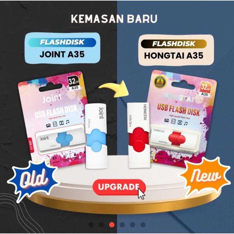 Jual Flashdisk Joint Original/hongtai 16Gb model A35 usb2.0 aslic USB ...