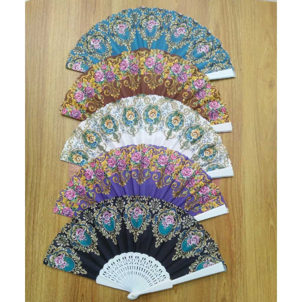 Jual KIPAS TANGAN LIPAT | MOTIF BUNGA | Shopee Indonesia