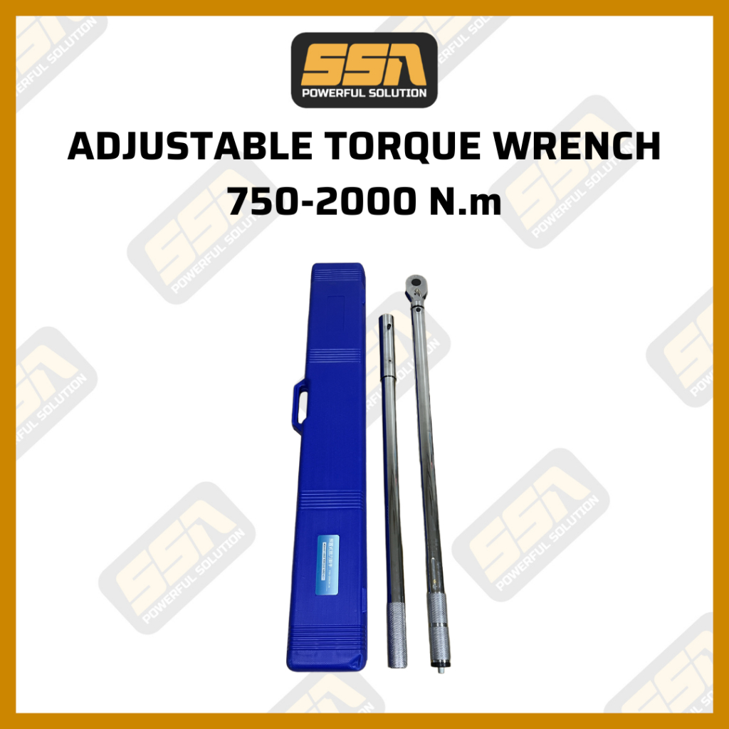 Jual Kunci Momen Torsi/Adjustable Torque Wrench 750-2000 Nm | Shopee ...