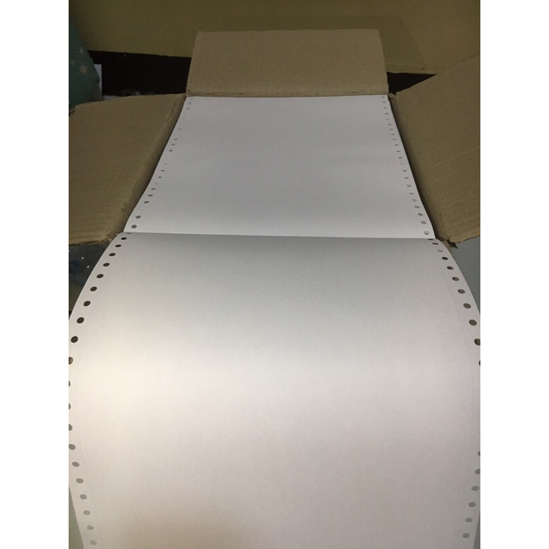 Jual Kertas Continuous Form 1 Rangkap/1 Ply Ukuran A4 full Isi 200set ...