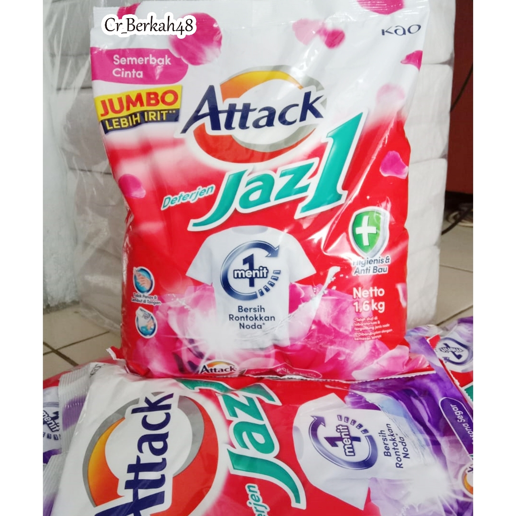 Jual Attack Jaz 1 Detergent 1.6 Kg Jumbo / Jaz 1 segar deterjen 1.6kg | Shopee Indonesia