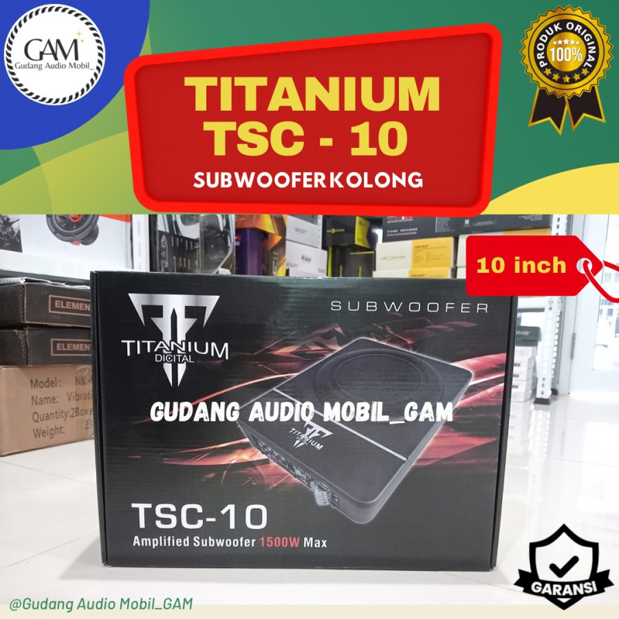 Jual SUBWOOFER KOLONG TITANIUM TSC 10 INCH | Shopee Indonesia