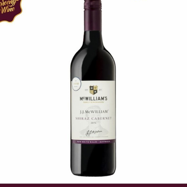 Jual Red Wine JJ McWilliams Shiraz Cabernet McWilliam 750ml | Shopee ...