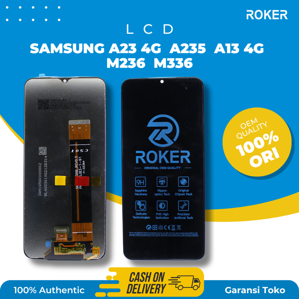 Jual LCD SAMSUNG A23 4G (A235/A235F) - A13 4G - M23 5G - M236 - M336- M33 5G LCD TS FULLSET ...