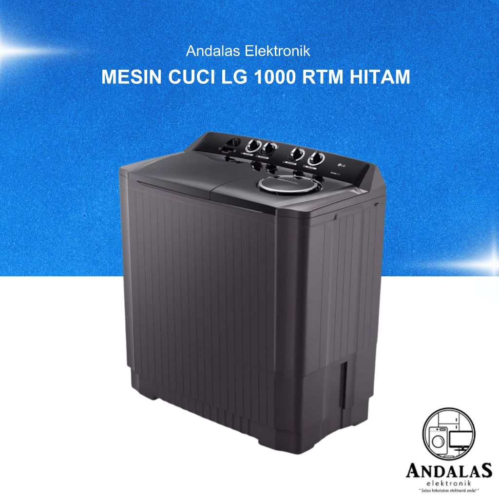 Jual LG Mesin Cuci 2 Tabung 10Kg P1000RT / P 1000 RT / P 1000RT 1000RTM ...