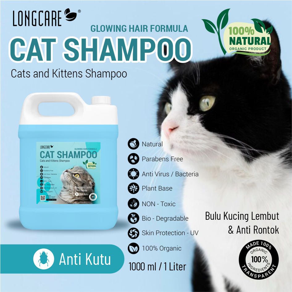 Jual Shampoo Kucing Formula Hair Grow dan Anti Jamur Anti Bakteri - 1 ...