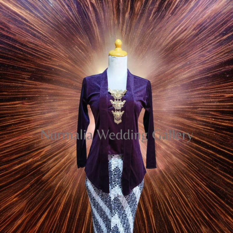Jual Kebaya Bludru Kutu Baru Polos Termurah | Shopee Indonesia