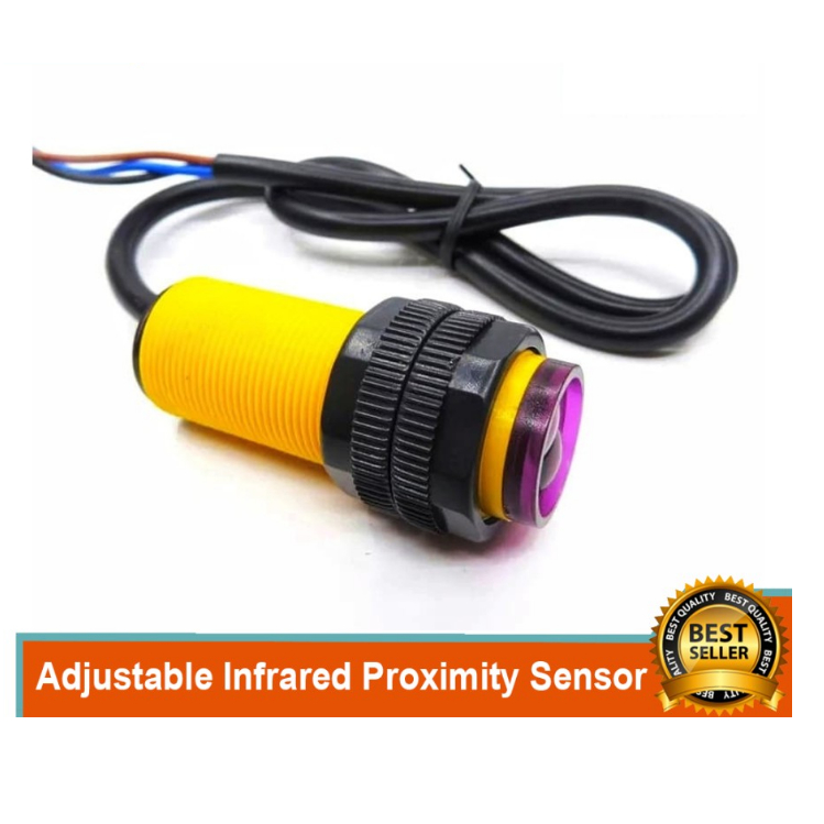 Jual E18-D80NK ADJUSTABLE INFRARED PROXIMITY DISTANCE SENSOR SWITCH ...