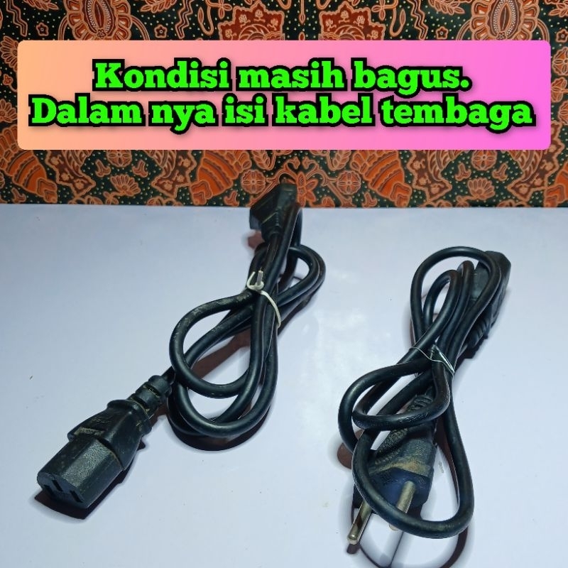 Jual kabel power CPU 10a 250vac kabel mejikom kabel monitor | Shopee ...