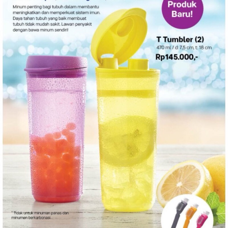 Jual Tumbler T Loly tumbler 470ml Tupperware | Shopee Indonesia
