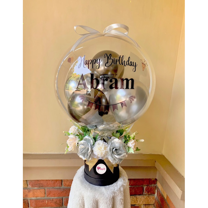 Jual Buket Balon LARGE + PITA / Bunga Balon / Balloon Box / Box Balon ...