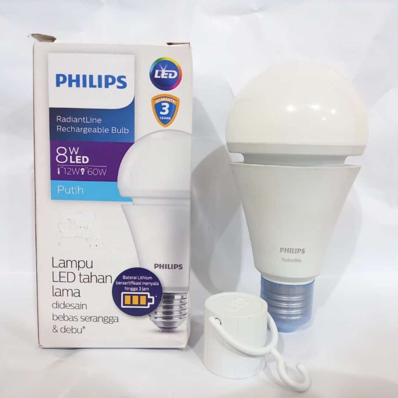 Jual PHILIPS Lampu LED Emergency 9W 13W RadiantLine Rechargeable - Putih 6500K | Shopee Indonesia