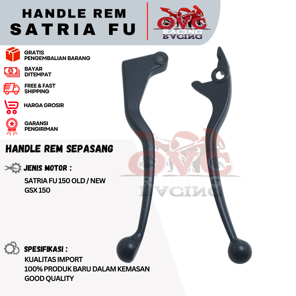 Jual HANDLE REM FULL CNC SATRIA FU GSX 150 / TIGER / MEGA PRO / CB SATU ...