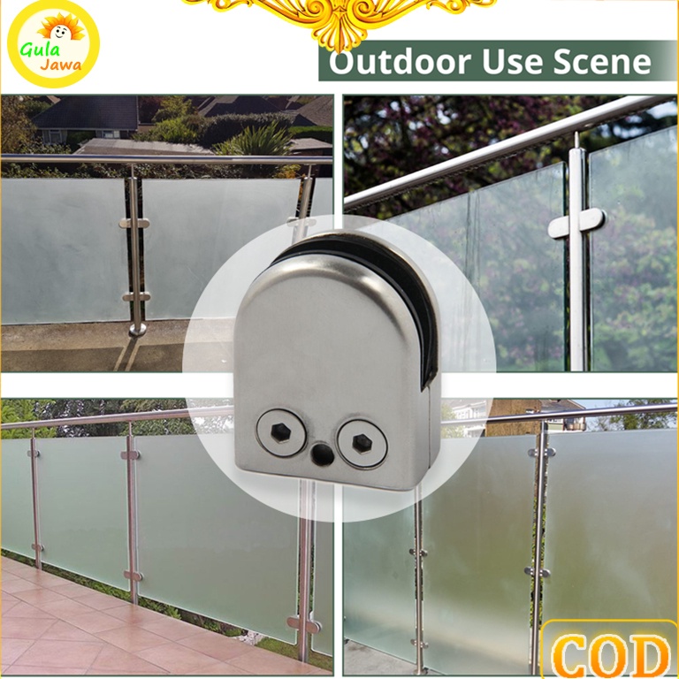 Jual Lagi Tren ketebalan 812mm Penjepit Kaca Stainless Penjepit Kaca ...