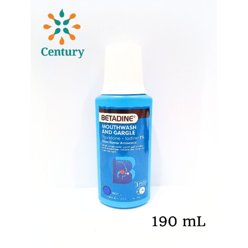 Jual Betadine Mouthwash & Gargle 190 - Obat Kumur 190ml | Shopee Indonesia