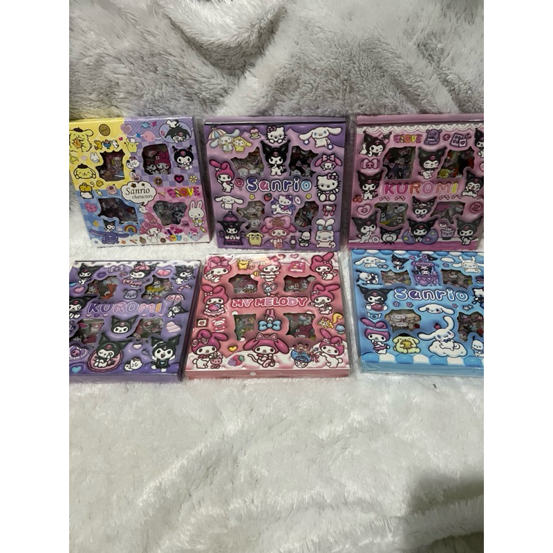 Jual 027 sticker box sanrio isi 100 Kuromi / cinnamoroll / my melody ...