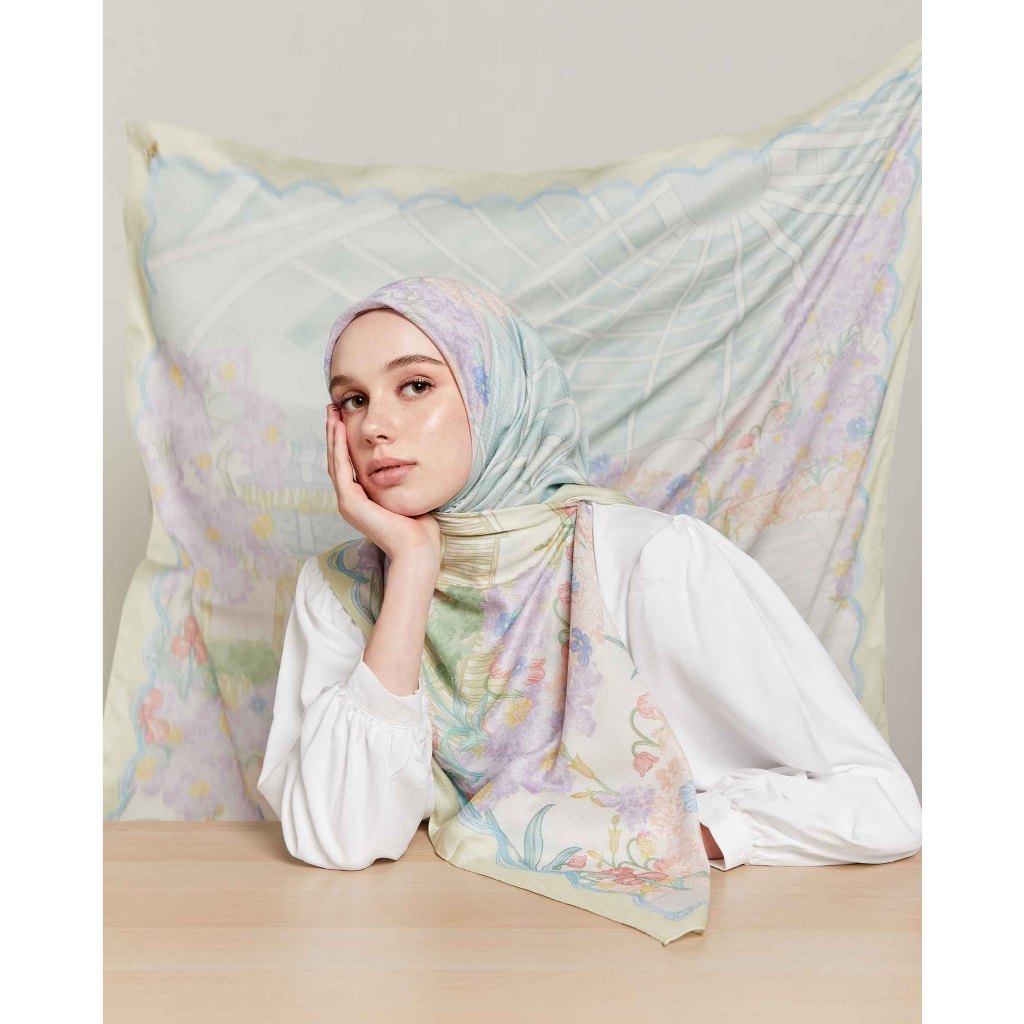 Jual Nadjani Signature - Scraf Dalia Besse Mint | Shopee Indonesia