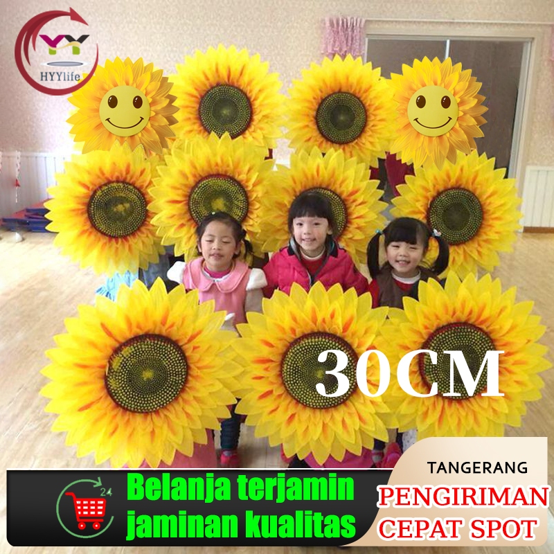 Jual Kostum Bunga Matahari 30cm Aksesories Drama Pentas genggam Flower ...