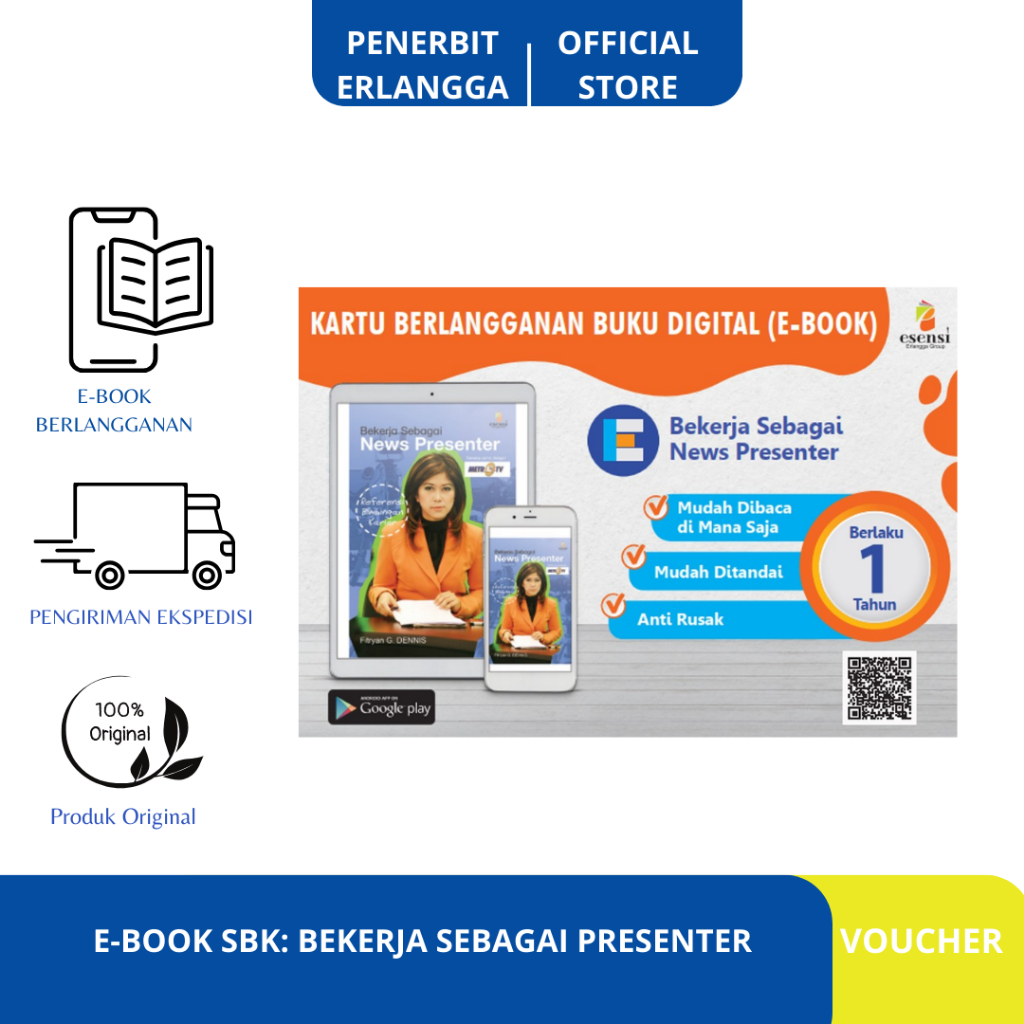 Jual VOUCHER E-BOOK: SBK: BEKERJA SEBAGAI PRESENTER -ERLANGGA | Shopee Indonesia