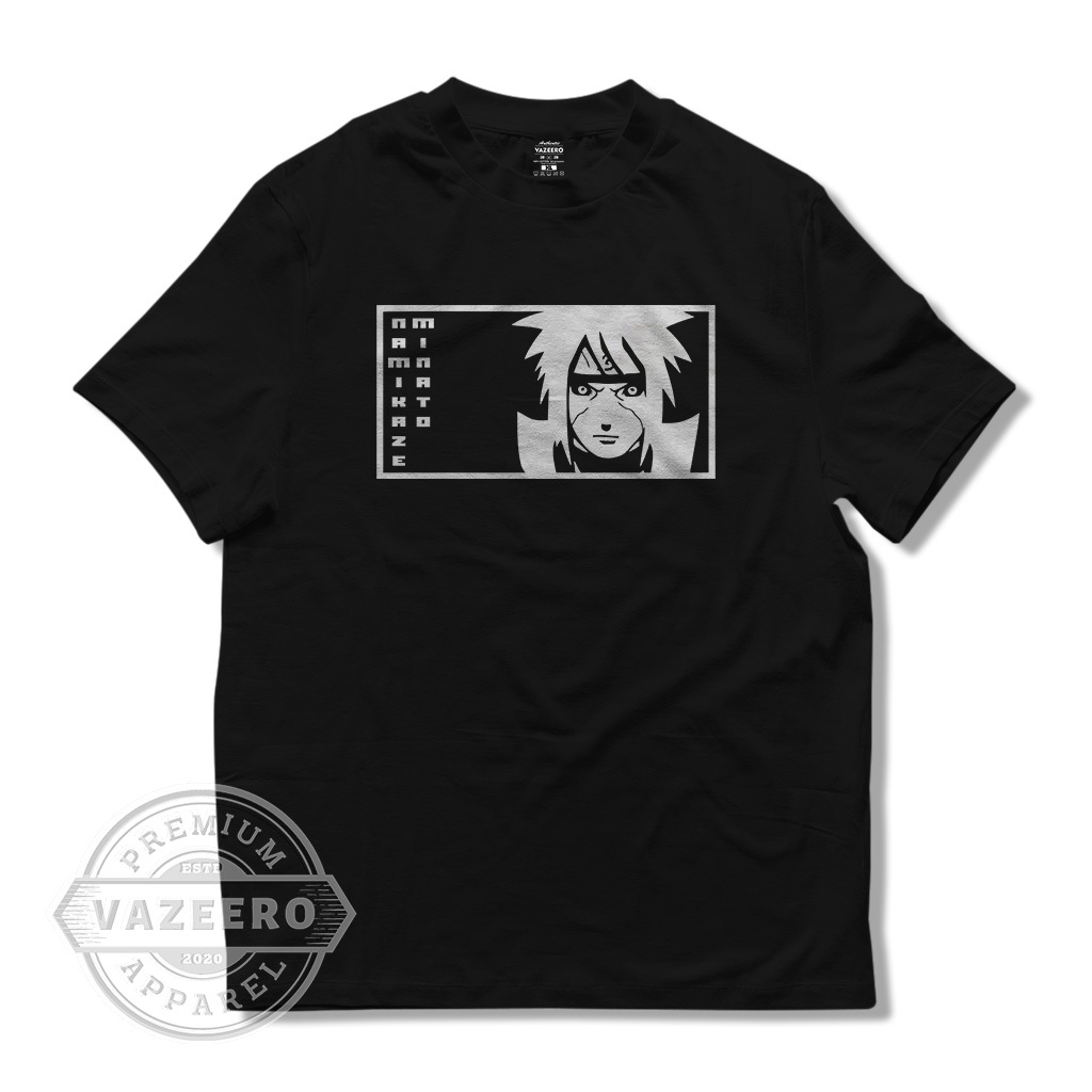 Jual VZR Naruto T-Shirt Minato Namikaze - 100% Cotton Combed 24s ...