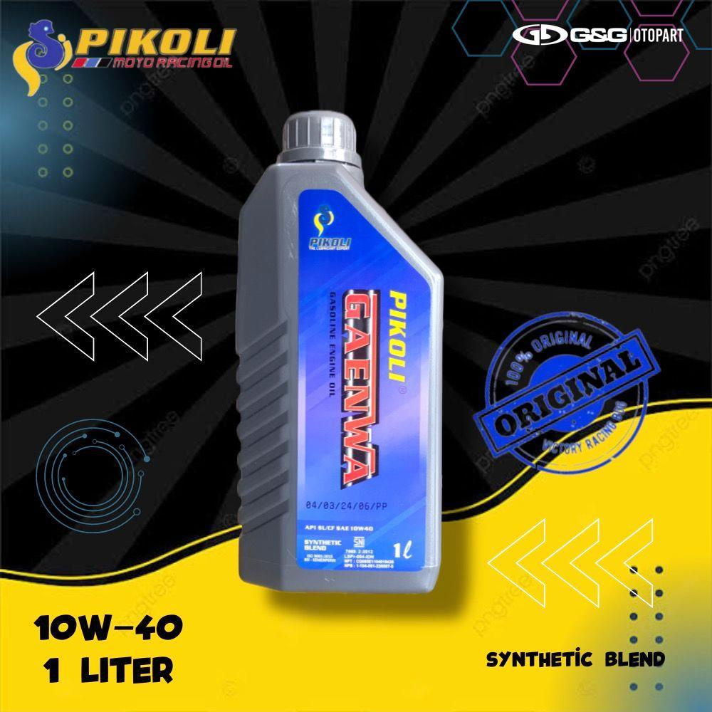 Jual Oli Pikoli Gaenwa API SL CF SAE 10W40 ukuran 80OML & 1 LITER ...